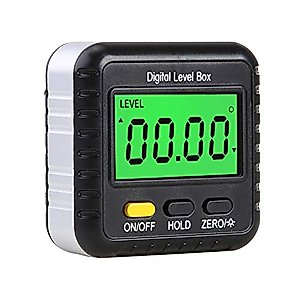 GoolRC Digital Angle Finder Gauge 360 Degree Mini Digital Protractor Inclinometer Magnetic Angle Cube Electronic Level Box with LCD Display for Construction Automobile Repair Carpenter Craftsman Home