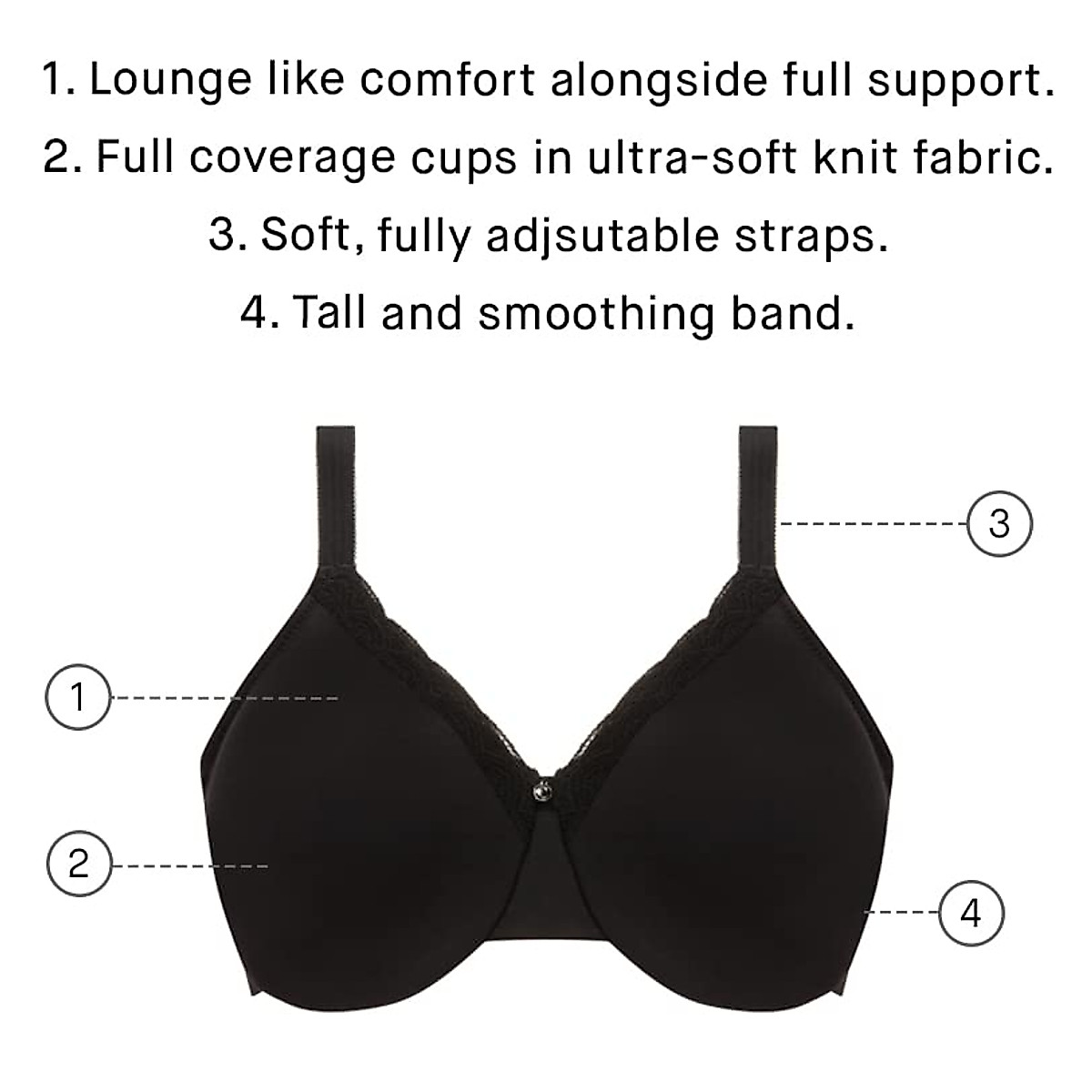 Chantelle Women's C Comfort Full Coverage Molded Bra, Ultra Nude, 40G (40DDDD)