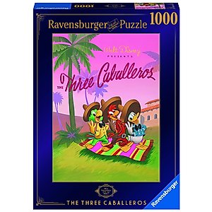 Ravensburger Disney Treasures from The Vault The Three Caballeros 1000 Piece Puzzle for Adults - 16854 - Every Piece is Unique, Pieces Fit Together Perfectly - Amazon Exclusive, Multicolor