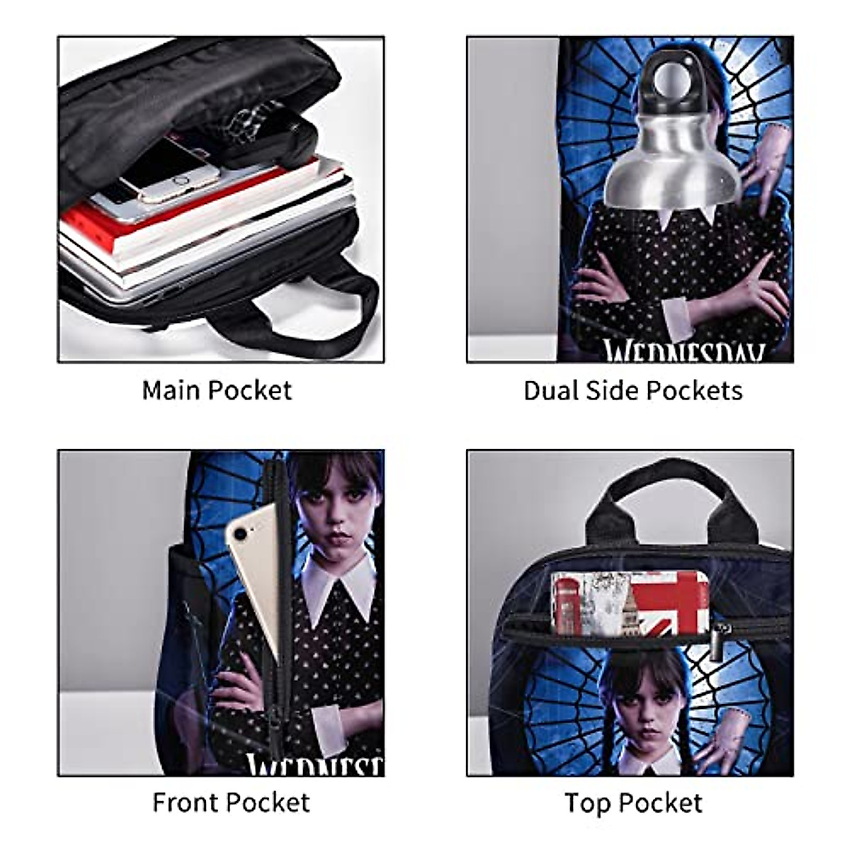 SDHFKDJS Lightweight Backpack 3D Printed Backpack Travel Outdoor Camping Backpack