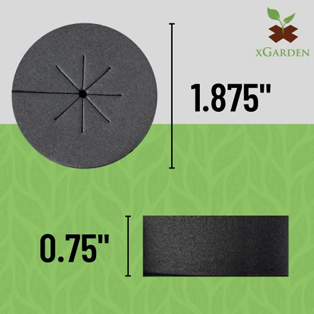 xGarden Neoprene Clone Collars - 120 Pack Cloning Collars, 2" Inch, Multi-Color - DIY Foam Cloner Inserts for Net Pots, Hydroponics, Aeroponics