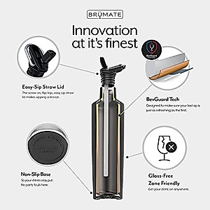 BrüMate ReHydration - 100% Leakproof 25oz Insulated Water Bottle with Straw - Stainless Steel Water Canteen (Matte Navy)