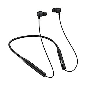 PISEN Bluetooth Headphones, Wireless Earbuds with Microphone Noise Cancelling, IPX5 Waterproof Neckband Bluetooth Headphones for Gym Sports Workout 120H Standby, Black