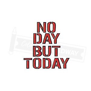 Coloring Broadway - Rent Inspired Stickers (Set of 4) “No Day But Today” Collection, Broadway Musical Merchandise, Die-Cut & Bubble Free Vinyl, Ideal Gift for Theatre Lovers