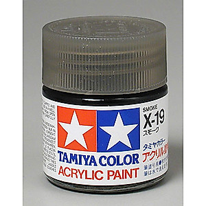 TAMIYA Acrylic X19 GlossSmoke TAM81019 Plastics Paint Acrylic