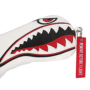 New Flying Tiger Warshark Golf Head Cover for Golf Head Club Available for Driver/Fairway/Hybird Club (Driver Cover)