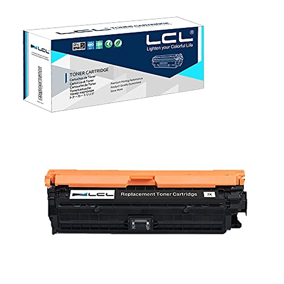 LCL Remanufactured Toner Cartridge Replacement for HP CE740A 307A CP5225 CP5225n CP5225dn (1-Pack Black)