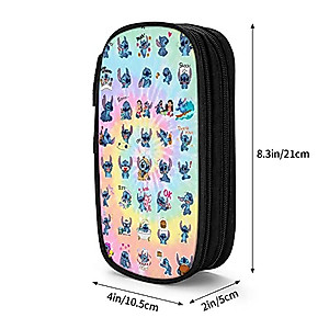 Jeinju Pen Case Large Capacity Pencil Pouch For Portable Stationery Organizer Bag Marker Holder For Students Boy Girl Teens Adults