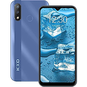 KXD D68S | 4G Unlocked Android Smartphone | 6.1 inch Waterdrop Full-Screen Dual SIM Unlocked Cell Phones | 4000 mAh | 32GB RAM to 128GB Extend | AI Camera 8MP + 8MP Camera | Face Unlock | Android 11