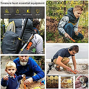 Pinpoint Metal Detector Pinpointer - 360°Search Treasure Pinpointing Finder Probe Belt Holster for Adults and Kids