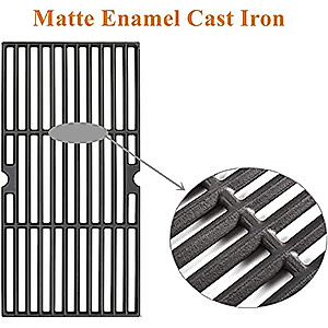 SafBbcue Grill Grates Grid Replacement Parts for Nexgrill 720-0896 720-0896B 720-0896C Grate 720-0896E 720-0896CP 720-0898 720-0898A 6 Burner Grills Matt Cast Iron Cooking Grid