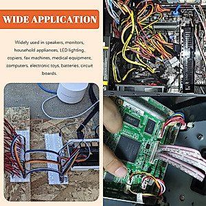 Tanstic 440Pcs 2.54mm KF2510 Connector Kit Including 140Pcs 2.0mm Pitch 2/3/4/5/6/7/8/9/10 Pin Female and Male Housing Connector Adapter Plug and 300Pcs 2.0mm Pin Headers Terminals