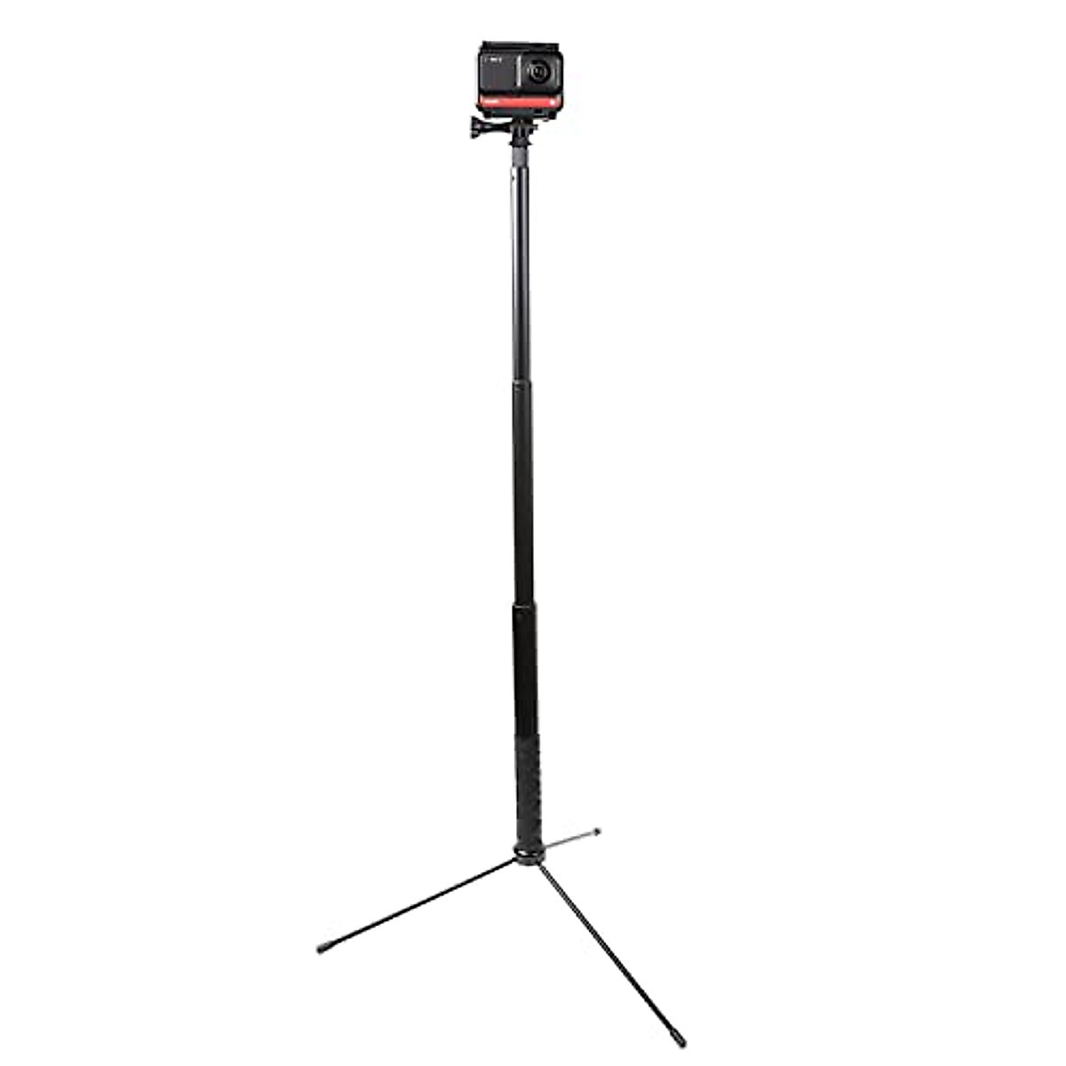 PellKing Long 77inch Invisible Selfie Stick for Insta360 ONE X3, X2, X, Insta360 ONE R, RS, Insta 360 Camera 1/4" Extended Monopod Pole