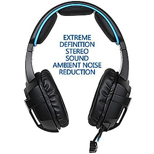 SADES SA807 Gaming Headset Headphone Stereo Sound 3.5mm Wired with Mic for PC/New Xbox One/PS4