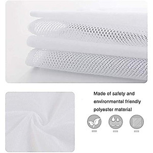 Runtoo 2 Pack 36 x 36 inches Extra Large Laundry Bag Delicates Wash Bags Camp Travel Heavy Duty Zipper Big Net Sweater Curtain Bedding Robes Blanket Jumbo Toys Organizer