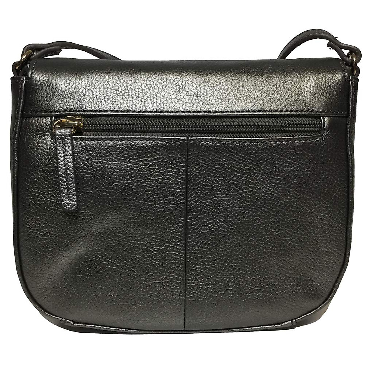 Tignanello Lillie Saddle Cross Body W/RFID Protection, Zinc