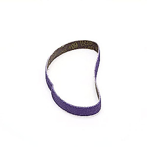 3M Cubitron II File Belt, 33439, 60+ Grit, 3/8 in x 13 in, Pack of 10 File Belts, Resin Bonded, Spot Weld Removal