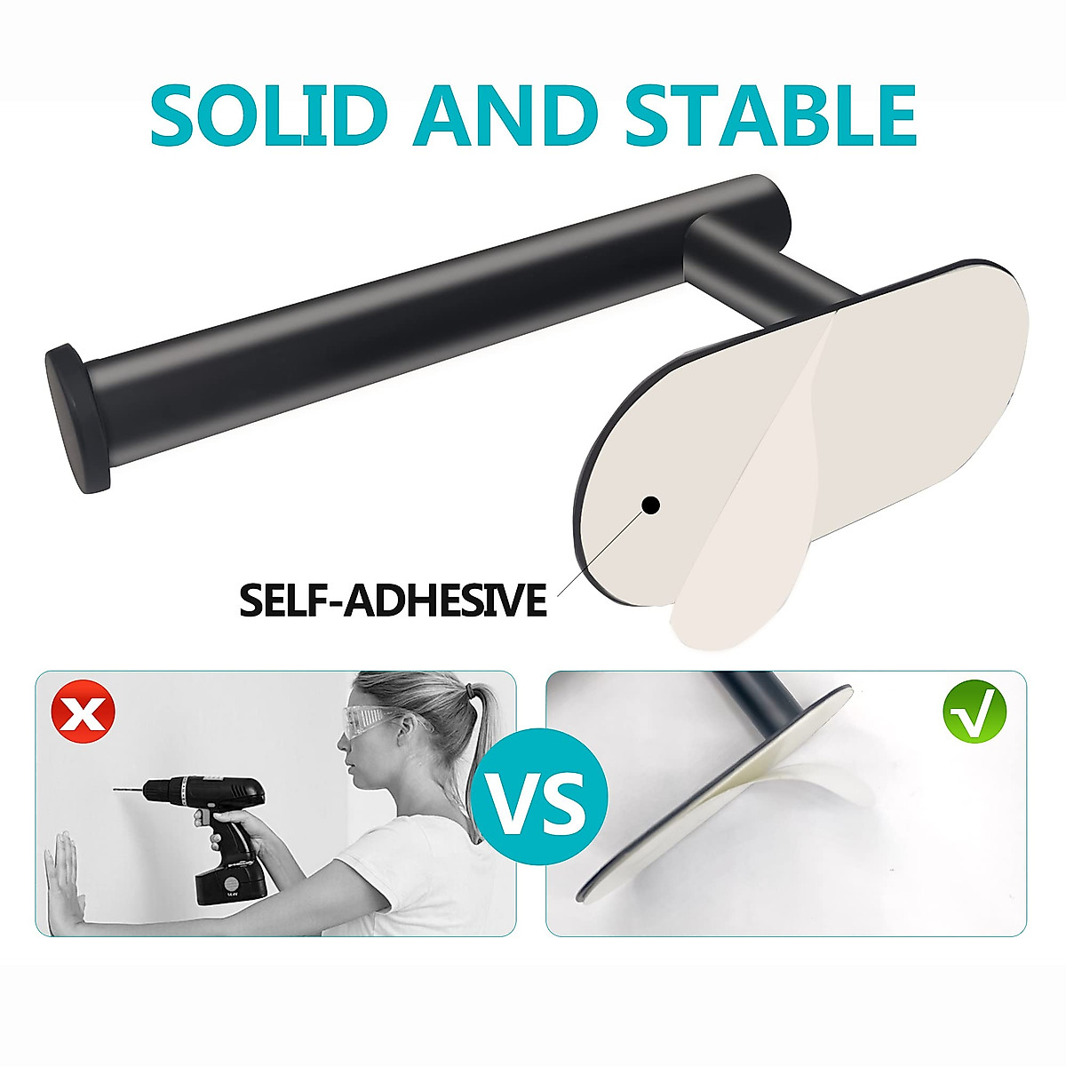 kuaile Hat Racks for Baseball Caps, Adhesive Hat Hooks for Wall, Stainless Steel Baseball Cap Hanger for Baseball Caps Holds 30 Caps, Elegant and Economical Hat Rack for Baseball Fans (2 Pcs)