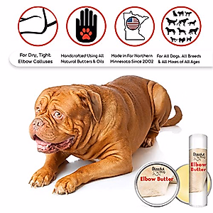 The Blissful Dog Elbow Butter Moisturizes Your Dog's Elbow Calluses - Dog Balm, 2.25 Ounce