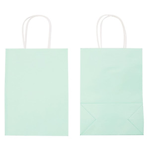 Juvale Pastel Paper Gift Bags with Handles for Goodies, Baby Shower, Party Favors (25 Pack, 5 Colors, 8.5 x 6.2 x 3.1 in)