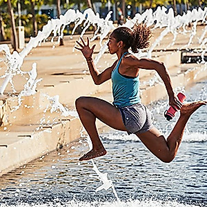 Takeya Originals 24 oz Vacuum Insulated Stainless Steel Water Bottle with Straw Lid, Graphite