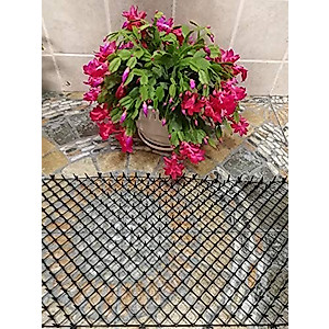 P.C Repellent Cat Scat Mat Plastic Spike Keep cat away 6.5' Black 1pcs