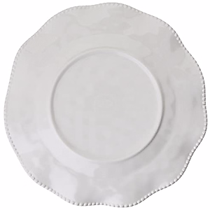 Certified International Perlette Cream Melamine 11" Dinner Plates, Set of 4