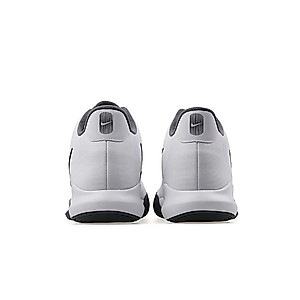 Nike Unisex-Adult Precision III Basketball Shoe, White/Black, 3.5 Regular US