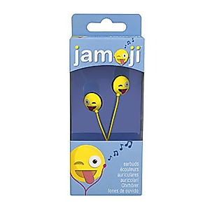 Jamoji Earbuds with a Microphone for Kids, Just Kidding