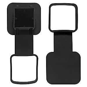 2PCS 2” Trailer Hitch Cover 2 inch Trailer Hitch Plug Tow Receiver Tube Plug Cap Hitch Receivers Cover Compatible with Class 3 4 5 GMC Toyota Ford Jeep Dodge Nissan Mercedes Benz BMW Polaris ATV UTV