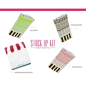 KISS Broadway Clear Lip Gloss 0.47oz/14ml 12Pcs (Mint, Rosehip, Coconut Oil)