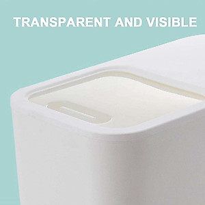Rice Container Cereal containers Storage Dog Food Storage Plastic Rice Bucket Large-Capacity Rice Storage Tank Grain Household Kitchen Miscellaneous Grain Storage Box Suitable for Rice, Grain
