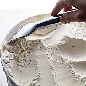 Zeroll Original Tubmate Aluminum Ice Cream Spade for Leveling Tubs Packing and Hand-Mixing, Self-defrosting Fluid-Filled Handle Longer-Lasting Thicker Blade Made in USA, 9-Inch, Silver