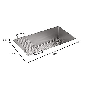 Kohler K-5409-NA Strive 29-Inch x 18-5/16-Inch Undermount Medium SingleBowl Kitchen Sink, Stainless Steel