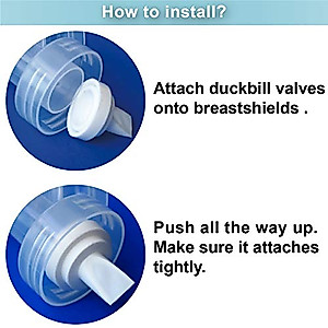 Nenesupply 6 pc Duckbill Valves Compatible with Medela and Spectra Pump Parts Use on Spectra S2 Spectra S1 Pump in Style Harmony Symphony Replace Spectra Duckbill Valves and Medela Valve