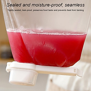 Food Bag Sealing Clip with Pour Spout, Food Bag Clips with Pour Spouts Bag Clips for Food, Bag Sealing Clip with Pour Spout Reusable Plastic Cap Sealer Clips for Small Particle Food Flour