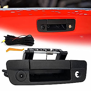 Tailgate Handle Camera Compatible with Dodge Ram 1500 2009-2017, 2500 3500 2010-2017 Tailgate Replace Rear View Camera, Tailgate Door Handle Camera