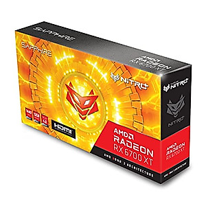 Sapphire 11306-01-20G Nitro+ AMD Radeon RX 6700 XT Gaming Graphics Card with 12GB GDDR6, AMD RDNA 2