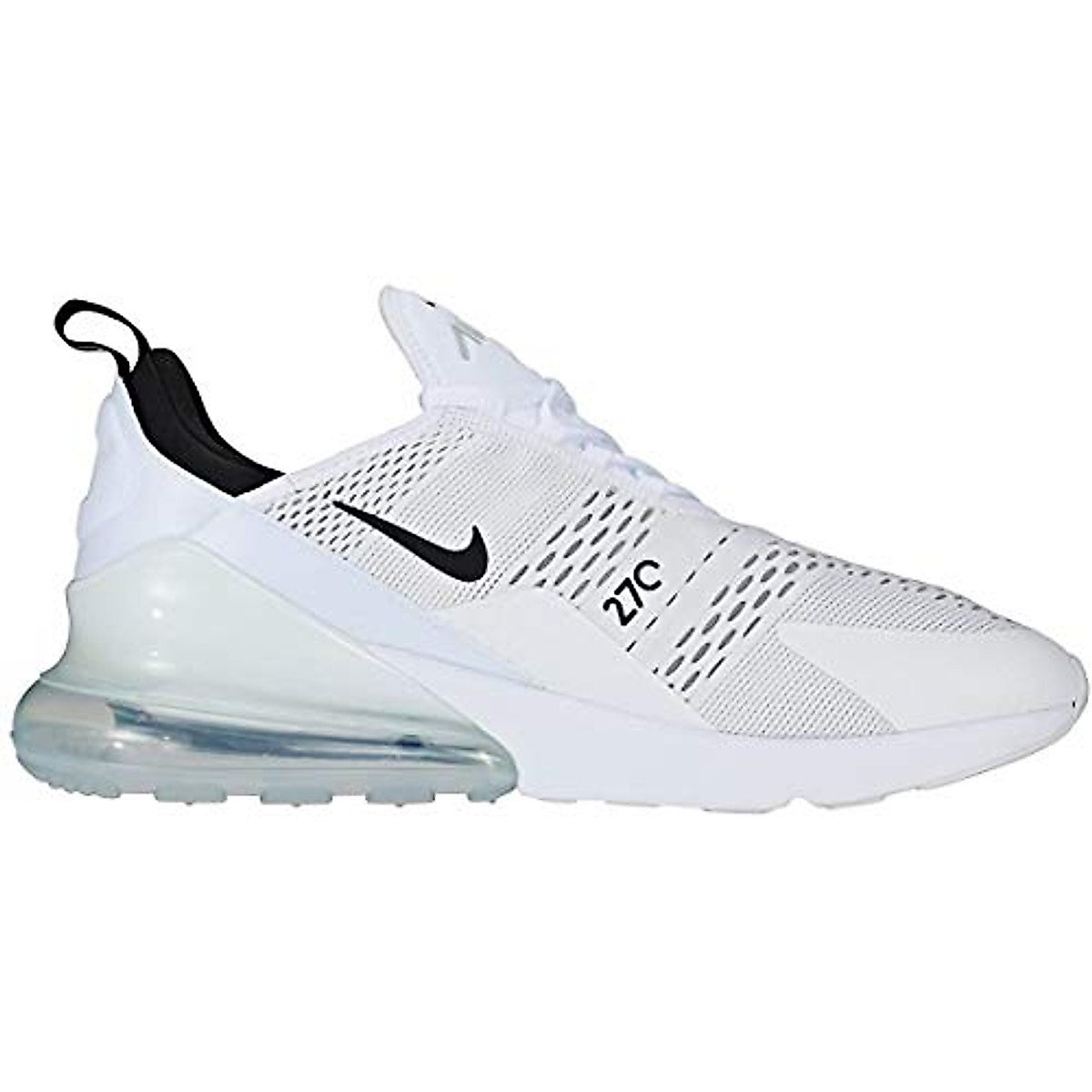 Nike Men's Air Max 270 Sneaker, White White Black White 100, 10