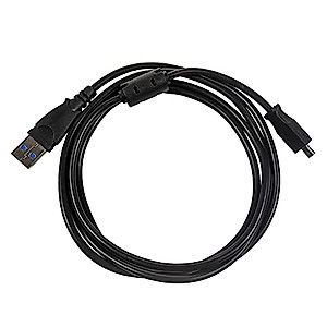 HQRP USB Cable/Cord Compatible with Kodak EASYSHARE C653, C663, C703, C713, C743, C763, C875, C913, CD33, CD40 Digital Camera
