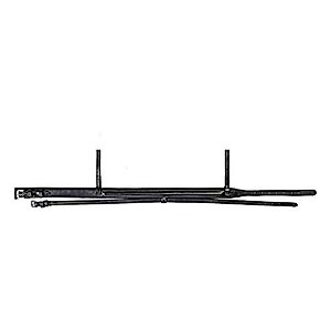 Shires AVIGNON PLAIN FLASH NOSEBAND (X-Full, Black)