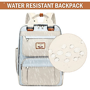 MYHOZEE School Backpacks for Girls, Laptop Backpack Travel Daypack 15.6 Inch Square Backpacks Casual Aesthetic College Bookbags