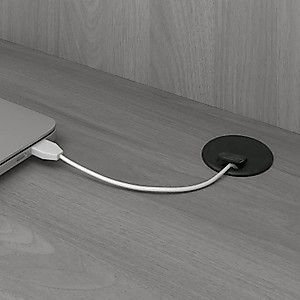 Bush Furniture Cabot Small Computer Desk with Hutch and Keyboard Tray, 48W, Modern Gray