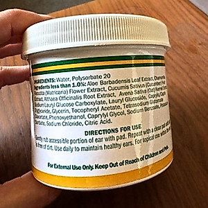 HAPPY JACK Dog Ear Wipes with Aloe, Ear Wipes for Dogs to Soothe Itch and Discomfort from Dog Ear Infection, Aloe Vera-Cucumber Dog Ear Cleaner Wipes are Great for Dog Itchy Ear Relief, 100 Ct