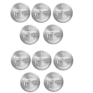 Panasonic CR2032 3 Volt Lithium Battery, Pack of 20(4 Packs of 5)