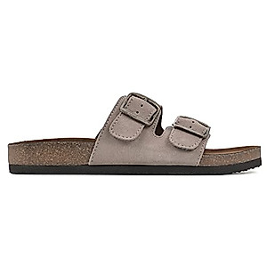 WHITE MOUNTAIN Shoes Helga Women's Sandal, LTTAUPE/Suede, 10 M