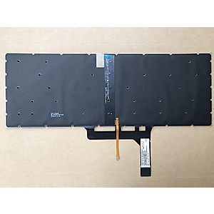 Original New for MSI GF65 Thin 9SD-252 15.6" Gaming Laptop Keyboard US with Backlit Red Letters