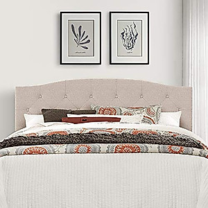 Hillsdale Provence Upholstered, King/Cal King Headboard Only, Light Beige