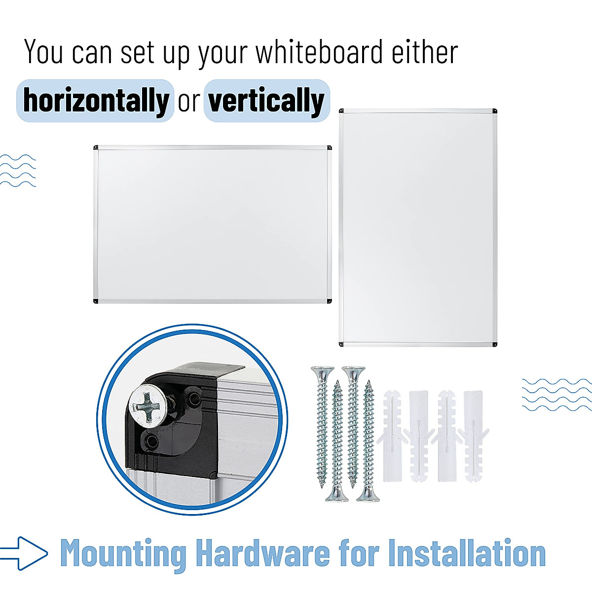 Mr. Pen- Magnetic Dry Erase Board, 24x36 Inches, White Board Dry Erase, Magnetic Whiteboard, Dry Erase Boards, White Board for Wall, Large White Board, Whiteboard for Wall, White Board Magnetic Board