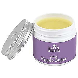Earth Mama Vegan Nipple Butter | Cruelty-Free Breastfeeding Cream for Nursing Mamas | Lanolin-free 2-Ounce